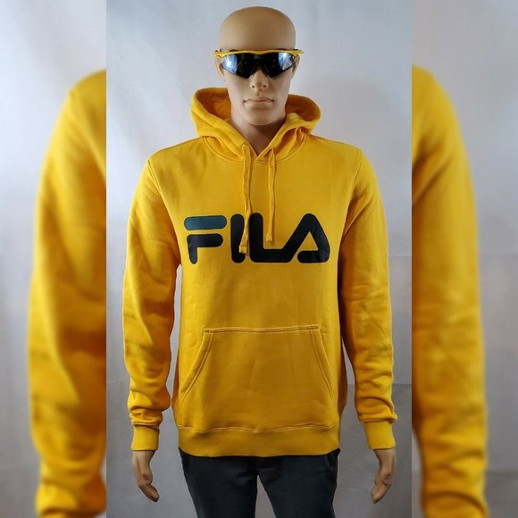 Fila | Shirts | Nwt Fila Authentic Mens Yellow Fleece Hoodie | Poshmark